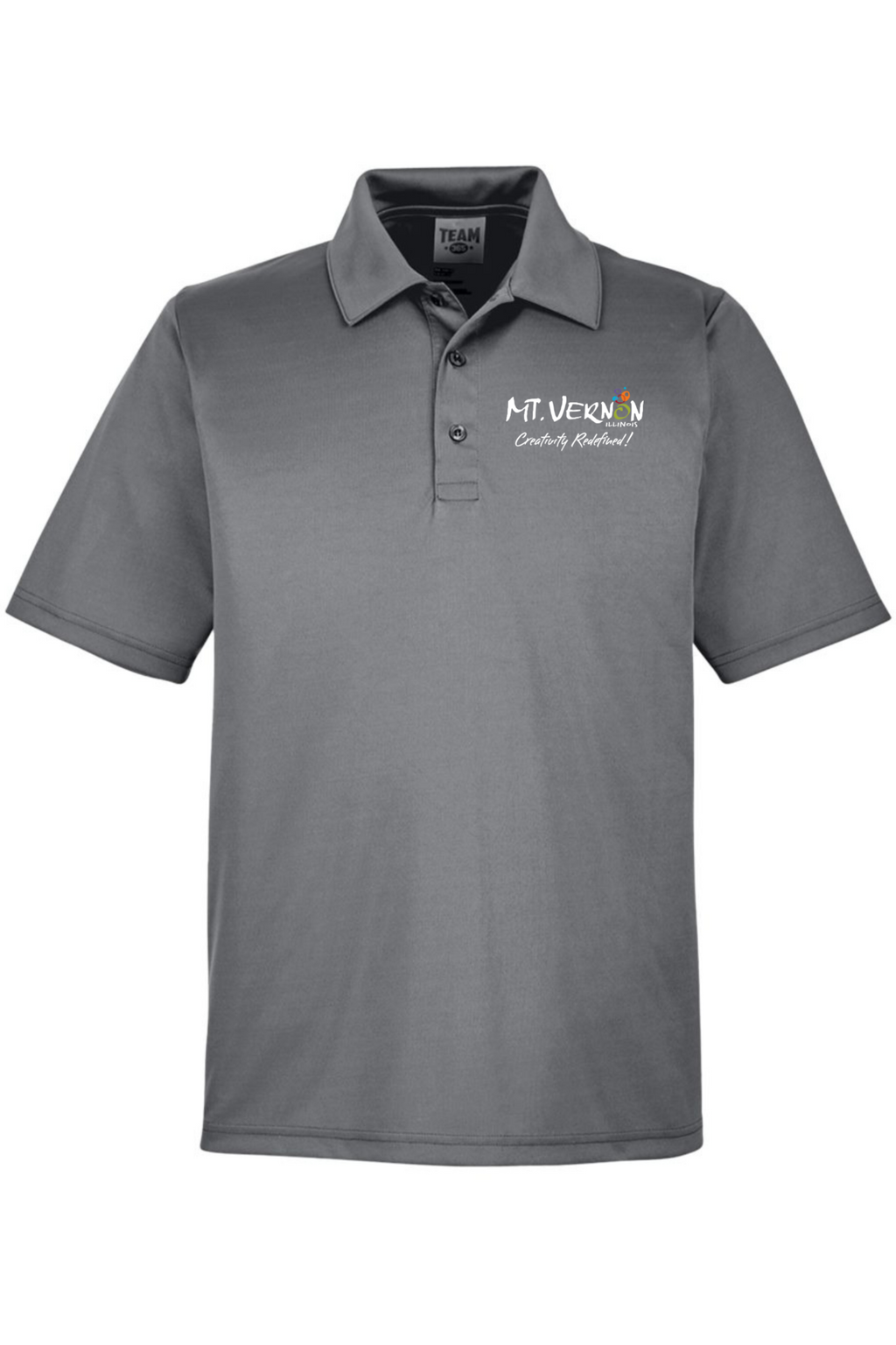 Mt.Vernon City Logo Team 365 Polyester Polo – Mod Threads Boutique